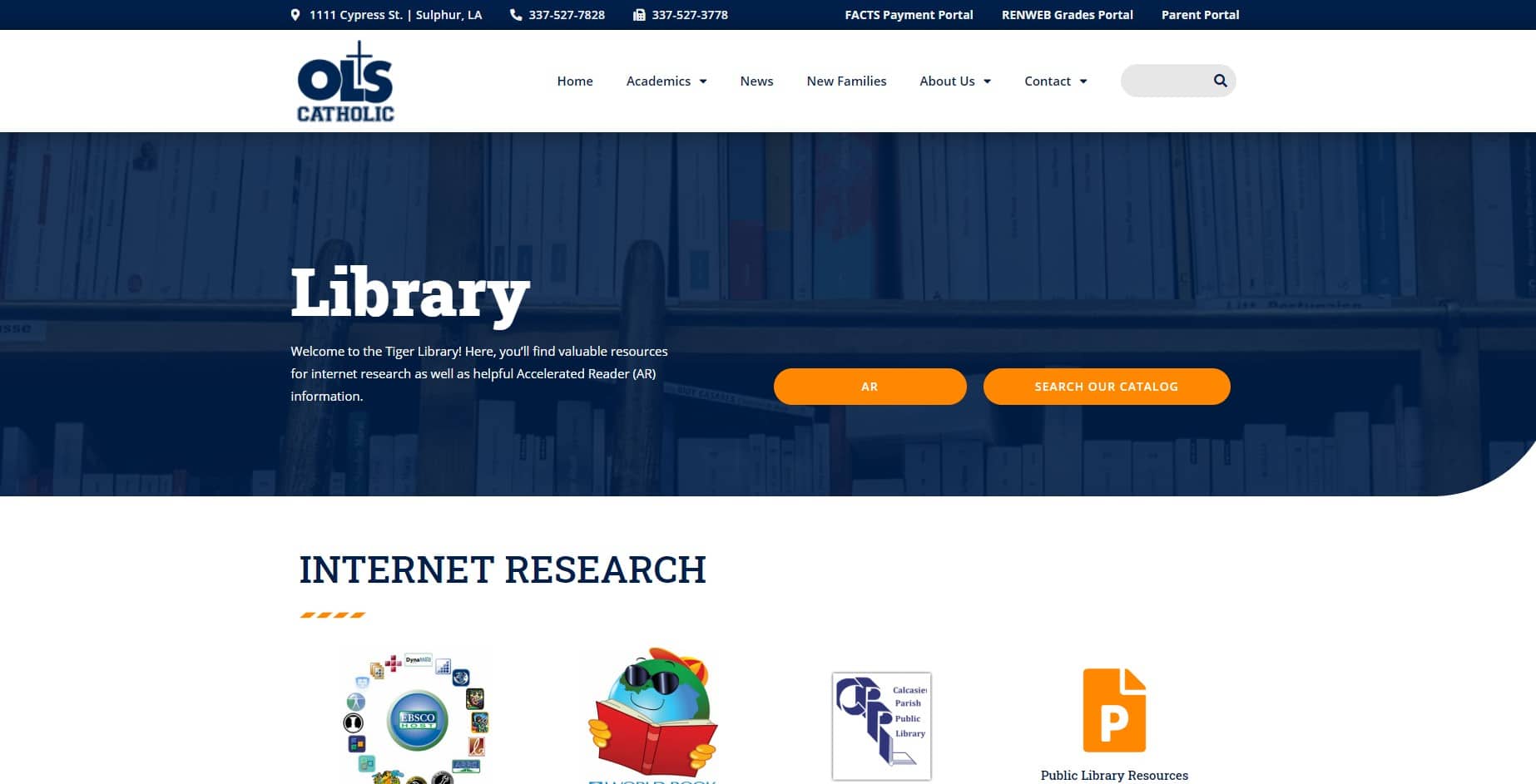 Library - Our Lady's School